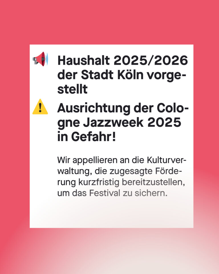 Cologne Jazzweek